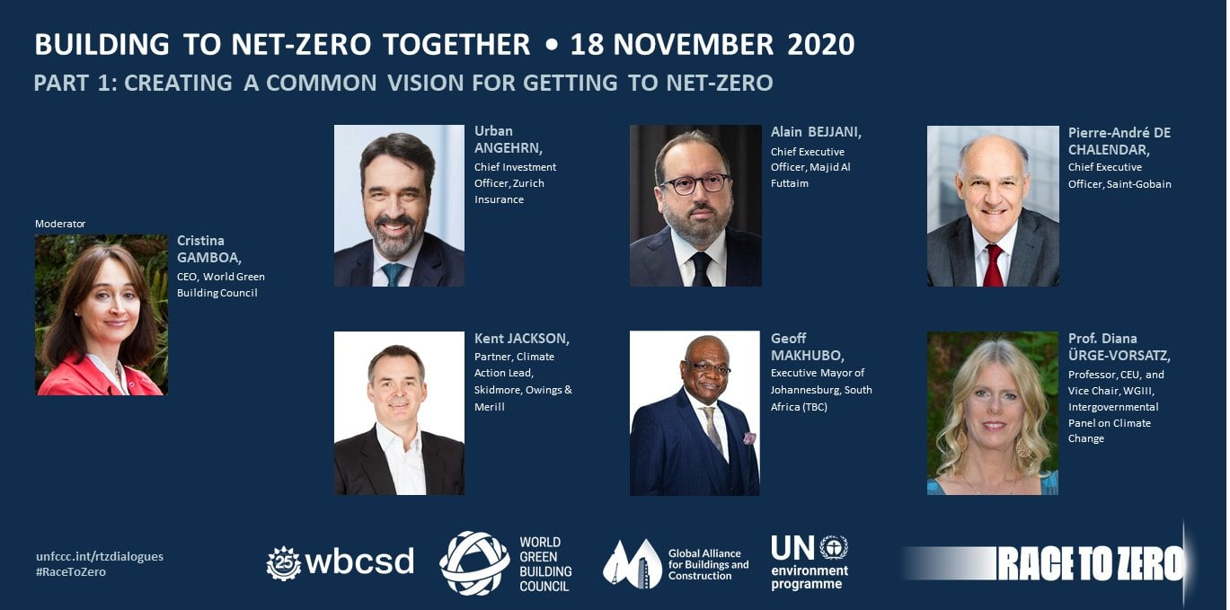 WorldGBC presentation at United Nations’ Race to Zero Dialogues